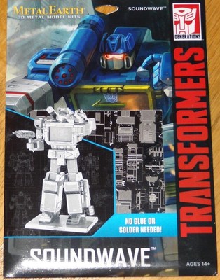 Soundwave Transformers Metal Earth 3D Laser Cut Metal Model Kit ...
