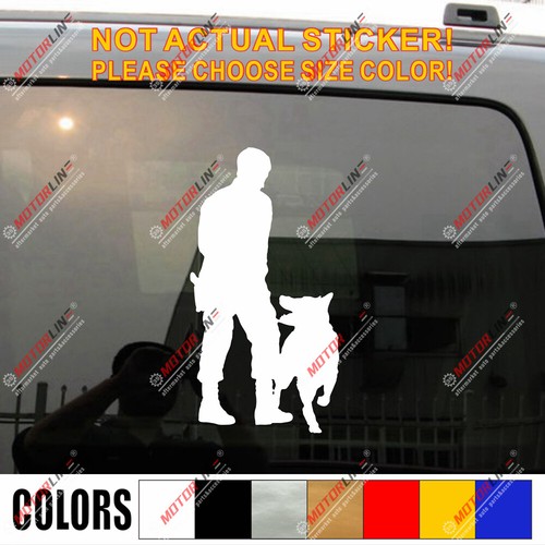 K9 K-9 Police Dog Decal Sticker German Shepherd Car Vinyl pick size ...
