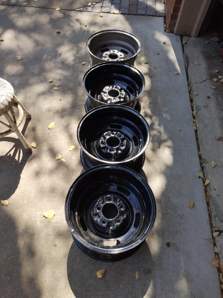C3 Corvette 68-77 1968-1977 Chevelle SS 15X8 Rally Wheels (Set-4) AZ JJ ...