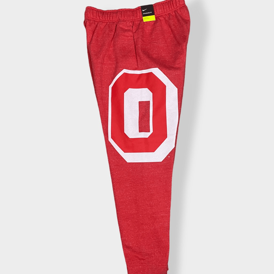 Nike OSU Ohio State Buckeyes Fleece Red Sweatpants DJ7054-657 Mens size ...