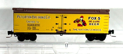 MICRO-TRAINS Z SCALE 40' WOOD REEFER PETER FOX BREWING CO 51800290 | eBay