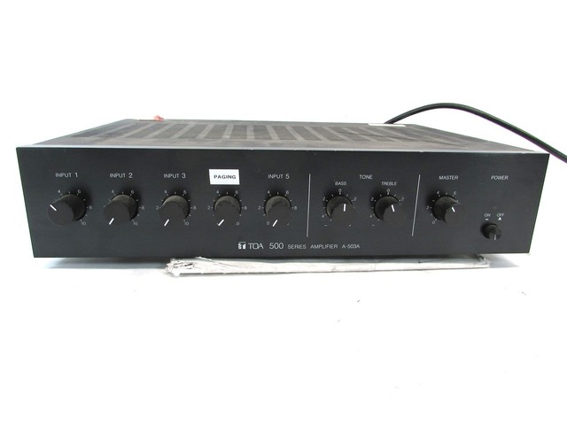TOA 500 Series 30w PA Amplifier Mixer A-503a for sale online | eBay