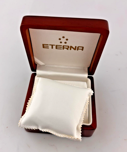Eterna Watch Case Box Wooden New Old Stock | eBay