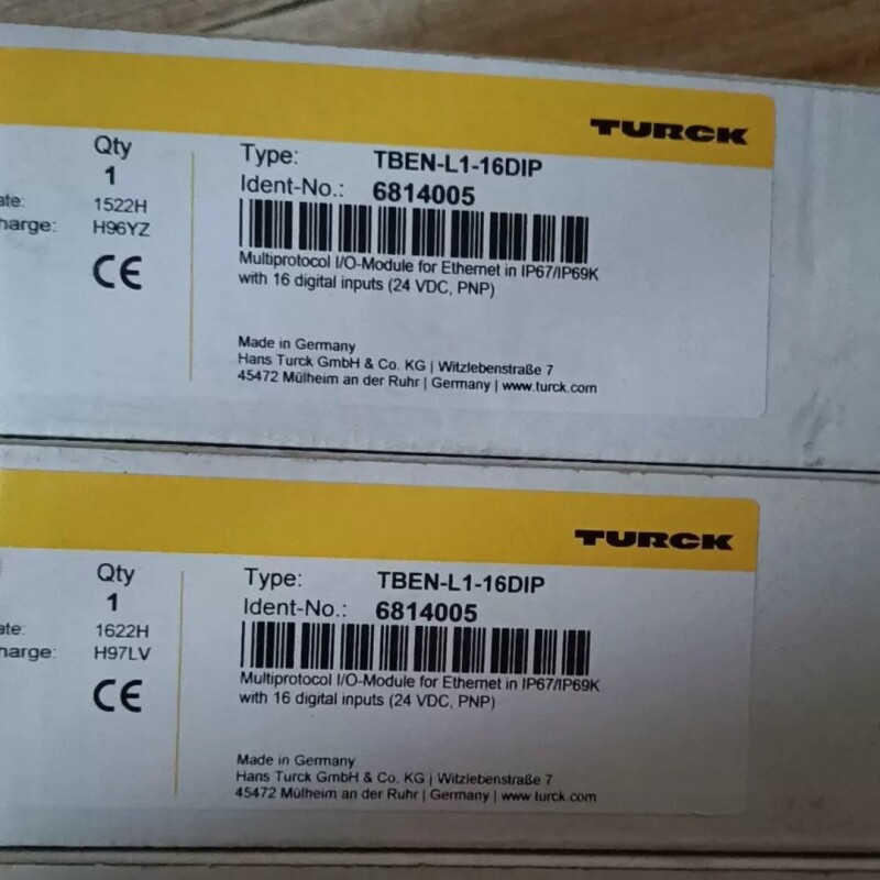 1pcs TURCK TBEN-L1-16DIP module 6814005 | eBay