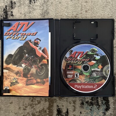 🔥 ATV Offroad Fury 1 (PlayStation 2 PS2, 2001) GH. CIB. Mint Disc. See ...