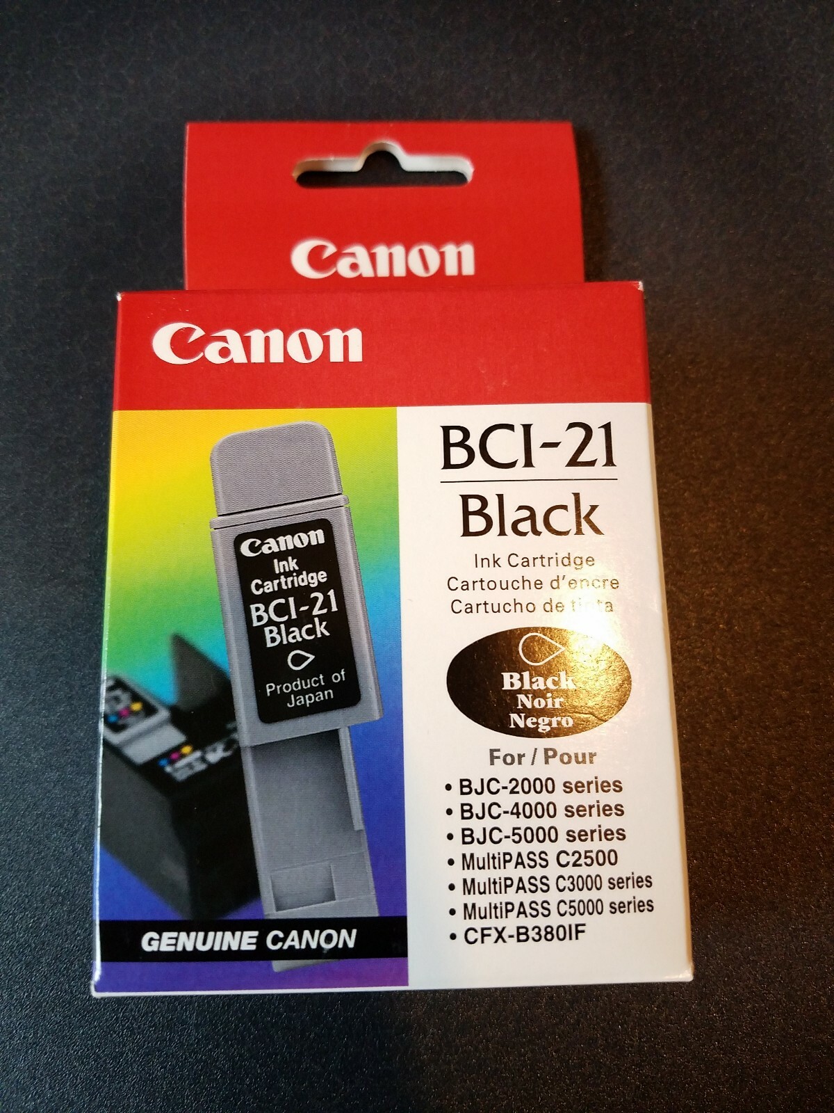 Canon BCI-21 Black Ink Tank, BCI21BLK Ink Cartridge NIB | eBay