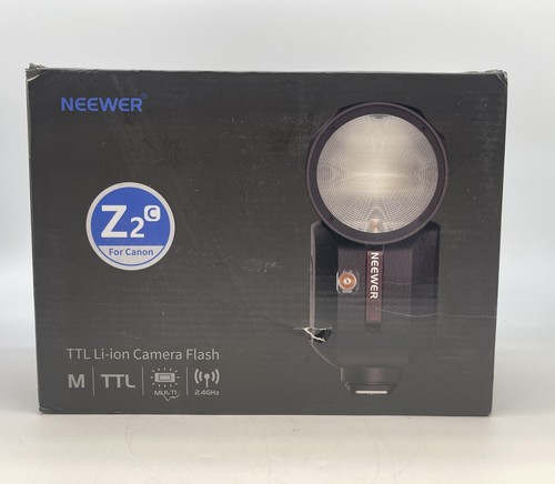 Neewer Z2-C Z2C 2.4G TTL HSS Round Flash Light Speedlite for Canon New ...