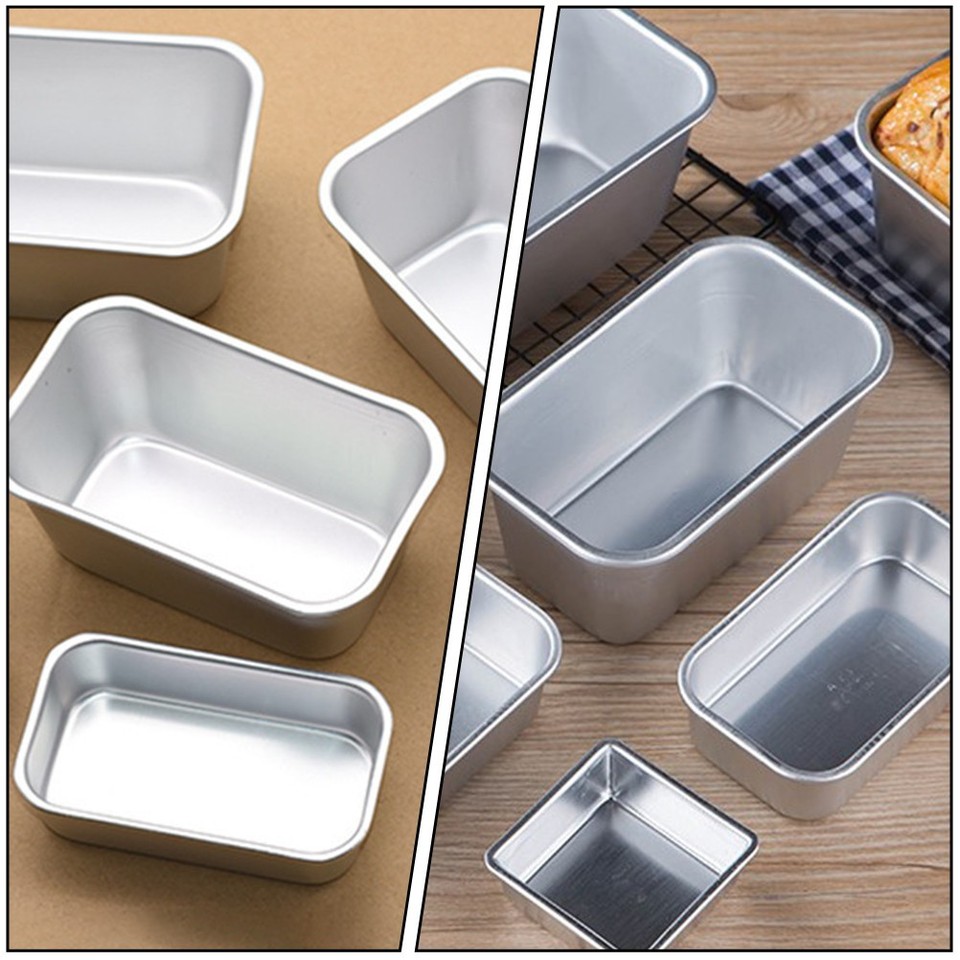5 Pcs Small Cake Mold Cheese Molds Reusable Baking Pan Bread Mould ...