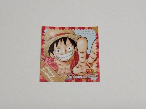Jump Shop Birthday Sticker One Piece Luffy Jancho Bonus | eBay