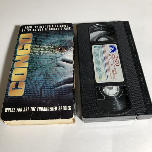 Congo (VHS, 1995) Dylan Walsh Laura Linney Ernie Hudson Tim Curry Movie ...