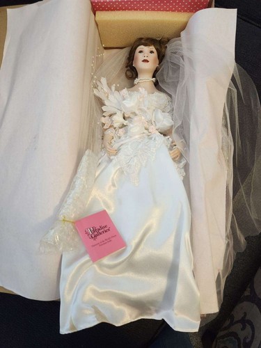 Paradise Galleries Treasury Collection Bride Doll “June” Porcelain ...