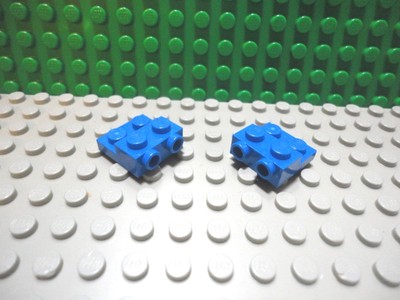 Lego 2 Blue 2x2 plate front grill with studs car truck NEW | eBay
