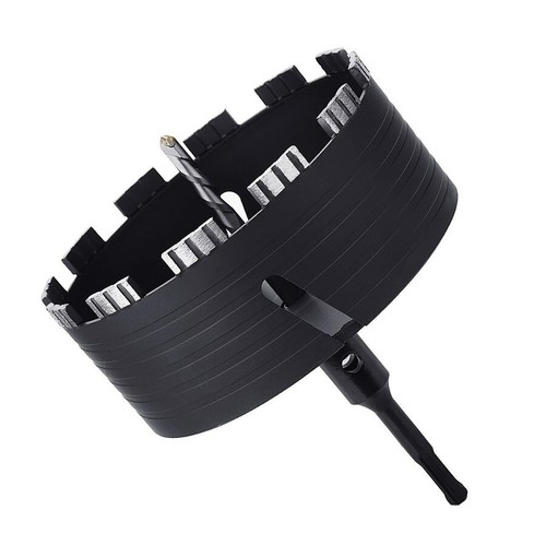 6.3 inch / 160mm Dry Diamond Core Drill Bit with SDS Plus Adapter ...