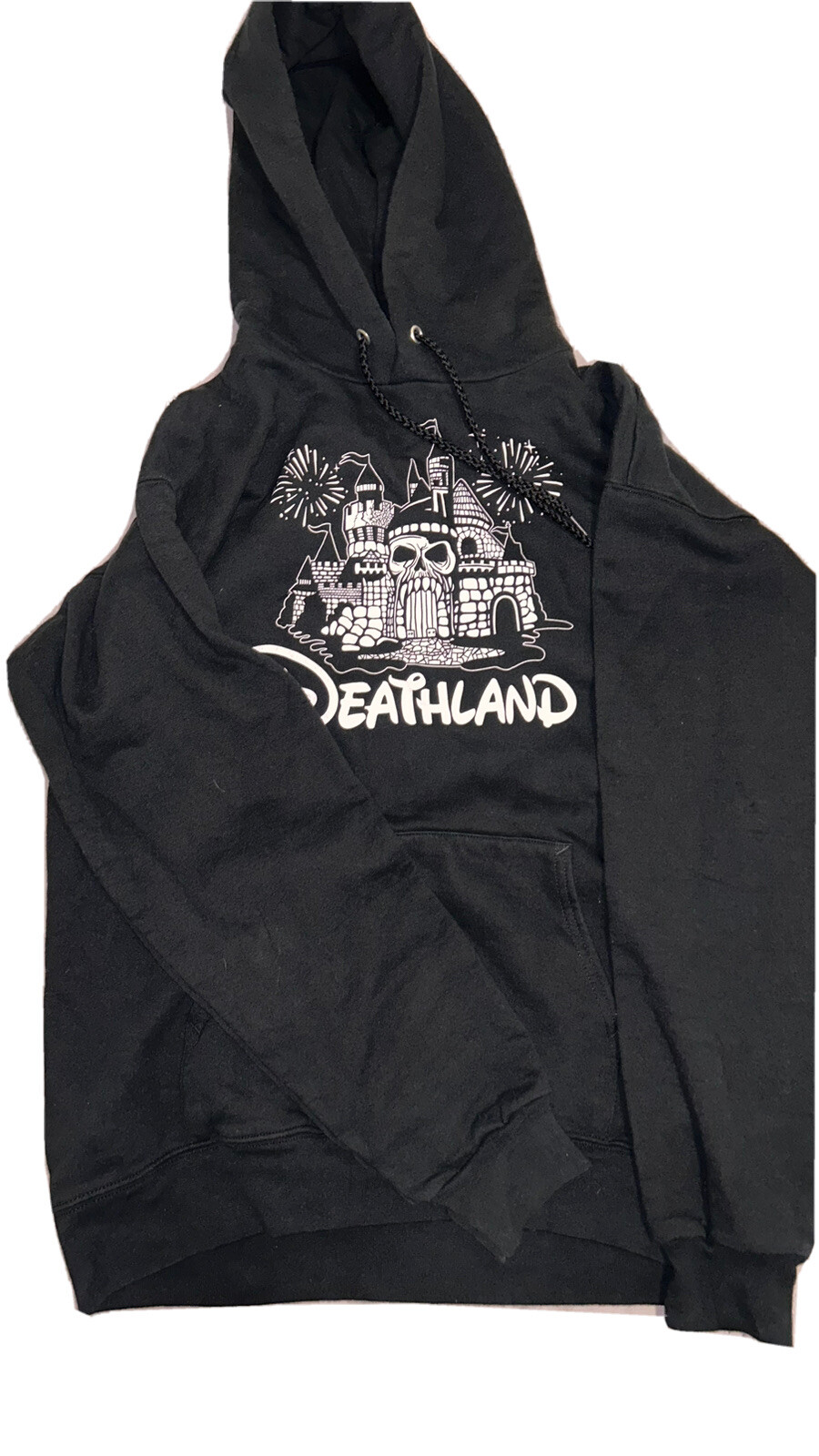 Black Deathland Hoodie - Disneyland Parody Hoodie - Gem