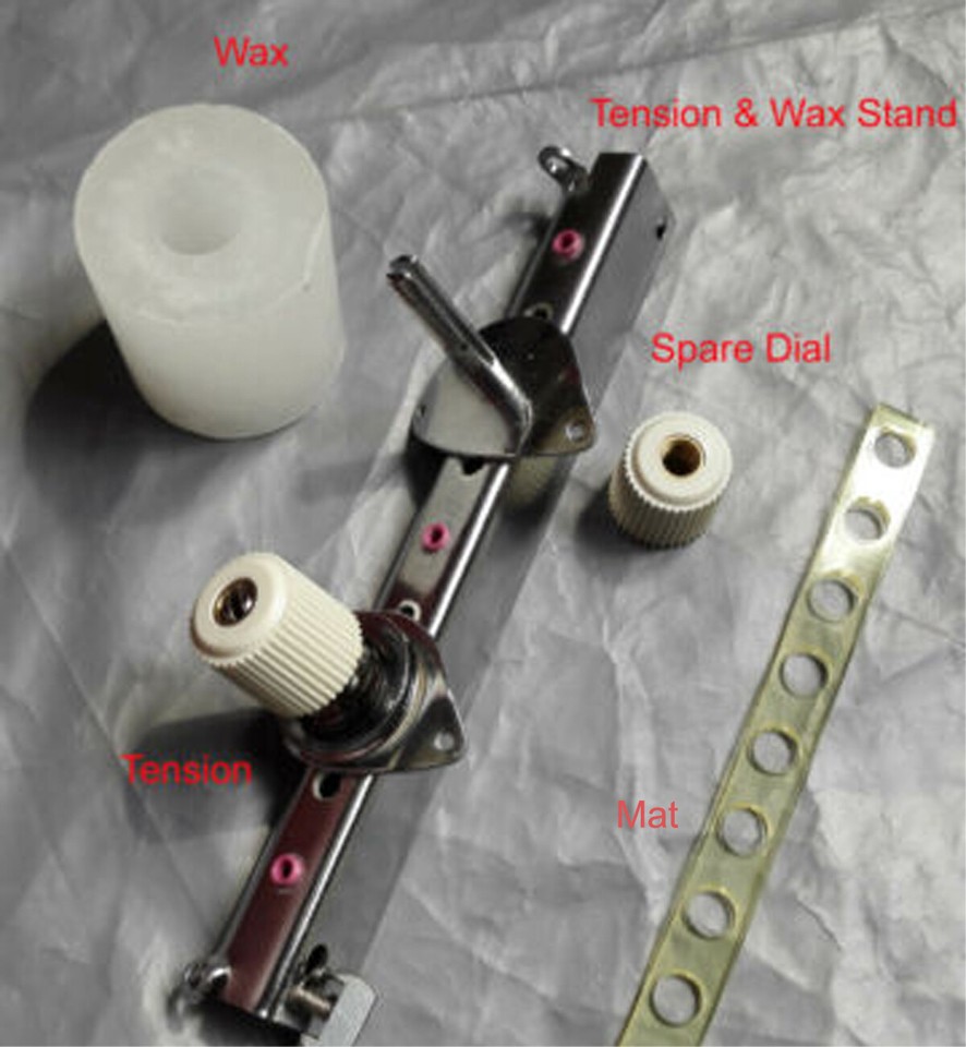 Yarn Wax Stand & Tension Unit for Wool Winder of Brother Singer ...