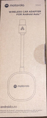 Motorola MA1 Wireless Android Auto Car Adapter Dongle NEW | eBay