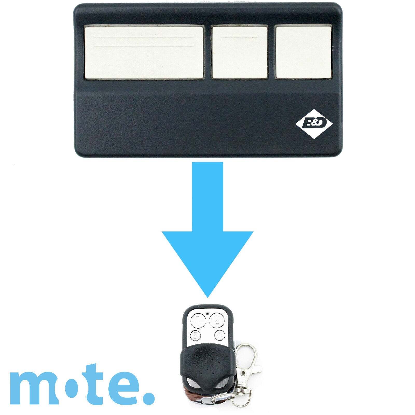 B&D 062170/4333EBD 1A4982 Compatible Garage/Gate Door Remote Control | eBay