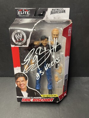 WWE Mattel Elite Ruthless Aggression Eric Bischoff Signed Autographed ...