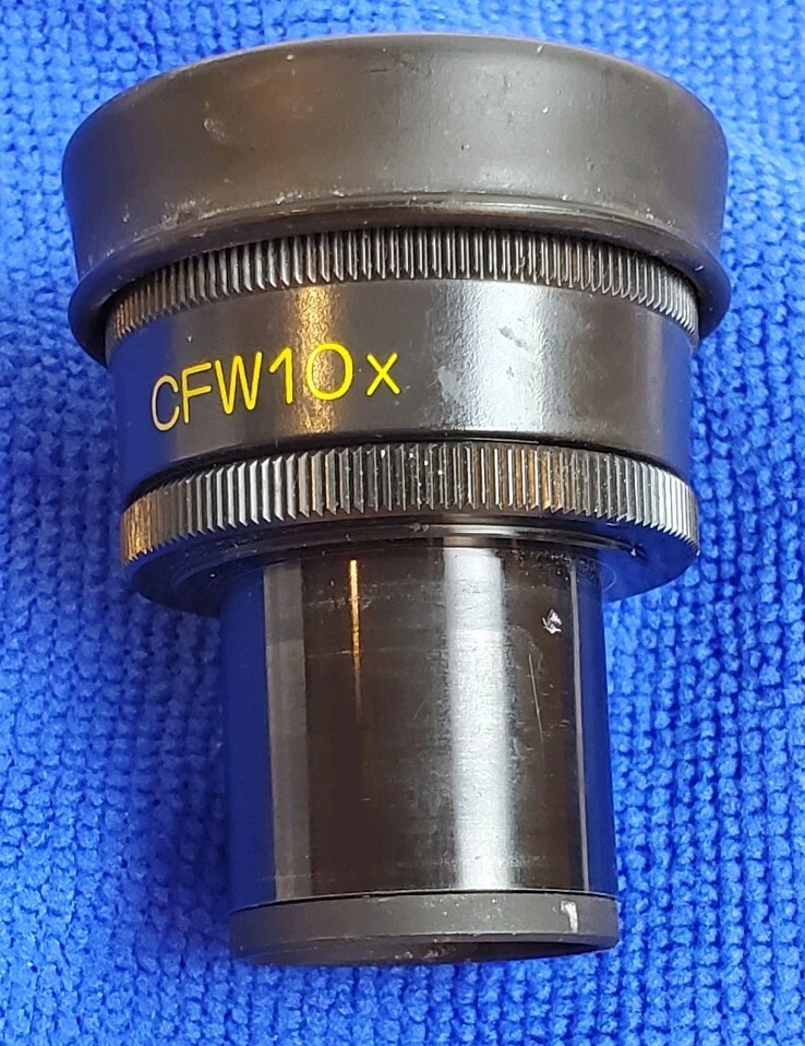 Nikon CFW 10x Widefield Microscope Eyepieces 23mm Adjustable for sale ...