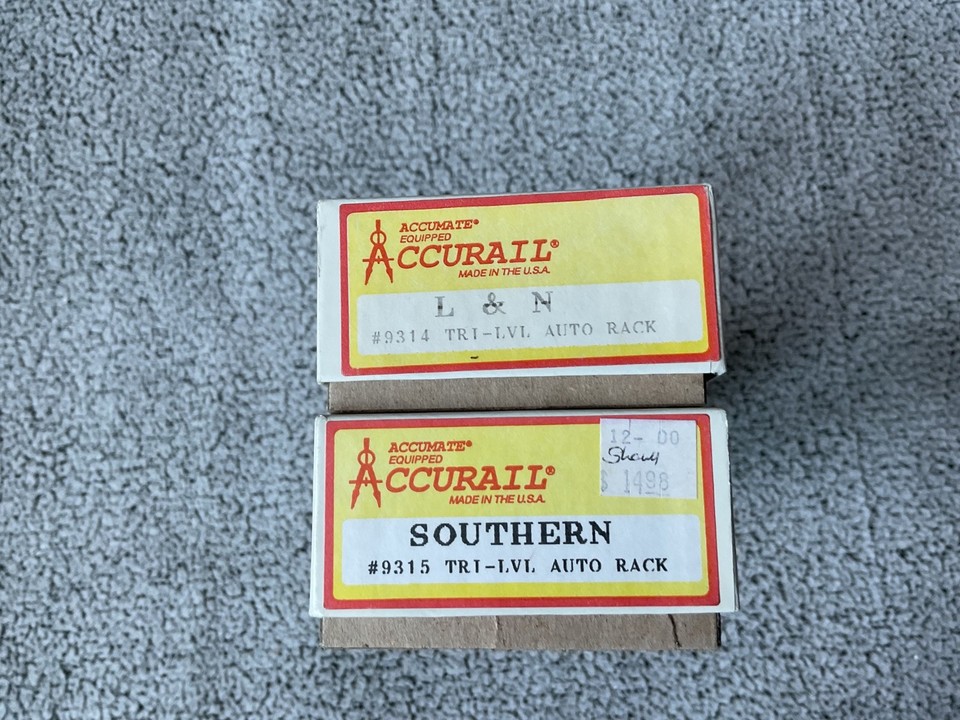 ACCURAIL HO 89’ TRI-LEVEL AUTO RACKS L & N / SOUTHERN (2 kits) NEW | eBay