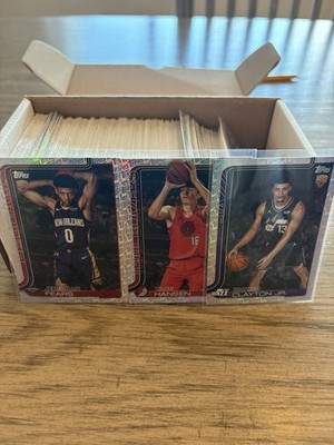 Lot Of 300+ 2025-26 Topps NBA FLAGSHIP LOGO FOIL Set Rookies Stars Qty ...