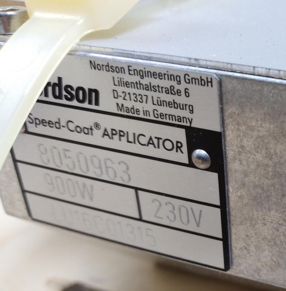 Nordson 7566582 Speed-Coat® Hot Melt Applicator W/4 Modules | eBay