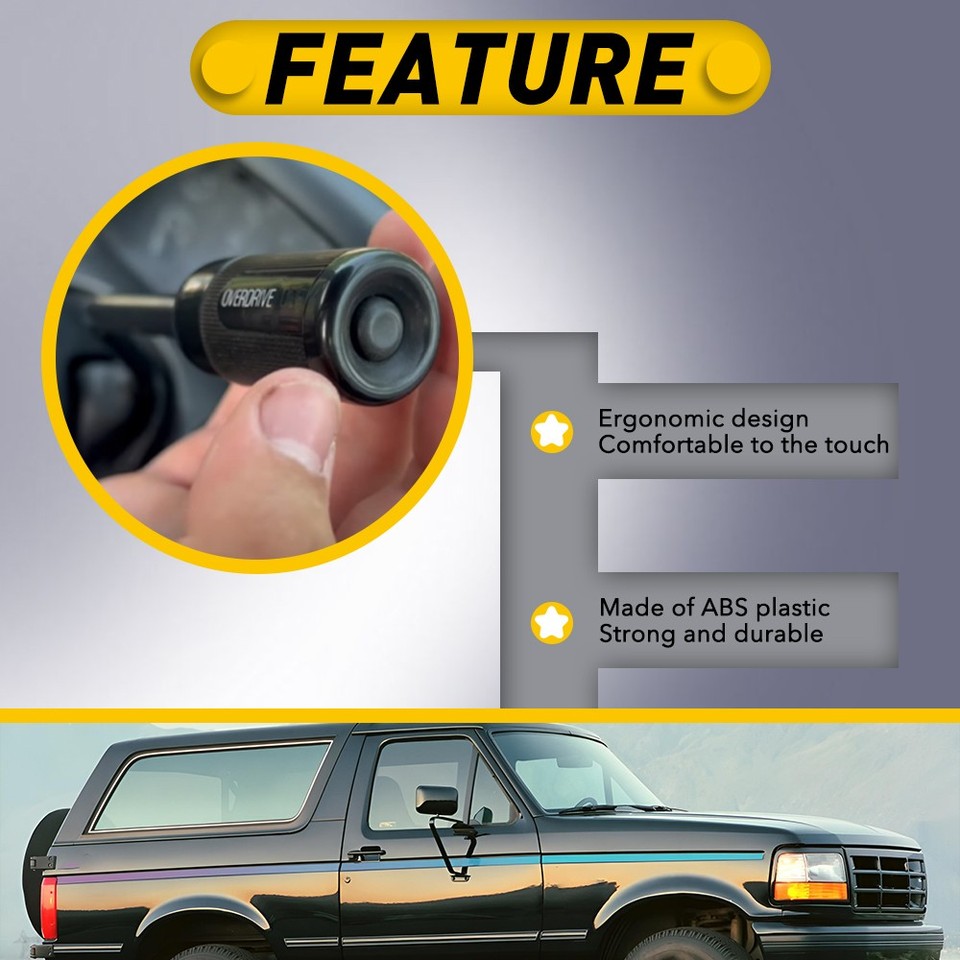 Transmission Gear Shift Lever w/Overdrive Switch for Ford F150 F250 ...