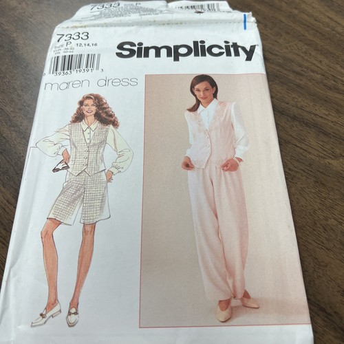 Simplicity Maren dress size 12 14 16 pattern number 7333 uncut | eBay