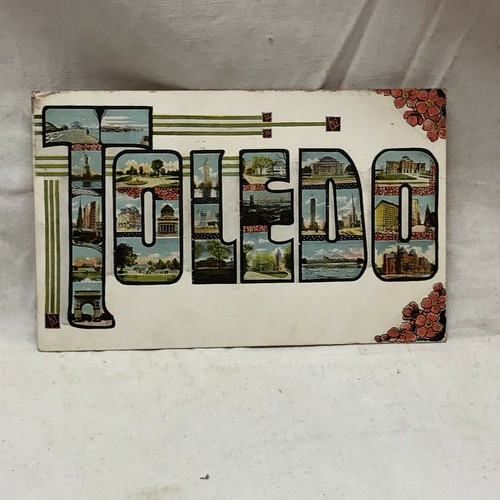 Vintage Postcard 1908 Greetings from Toledo Made in Germany | eBay