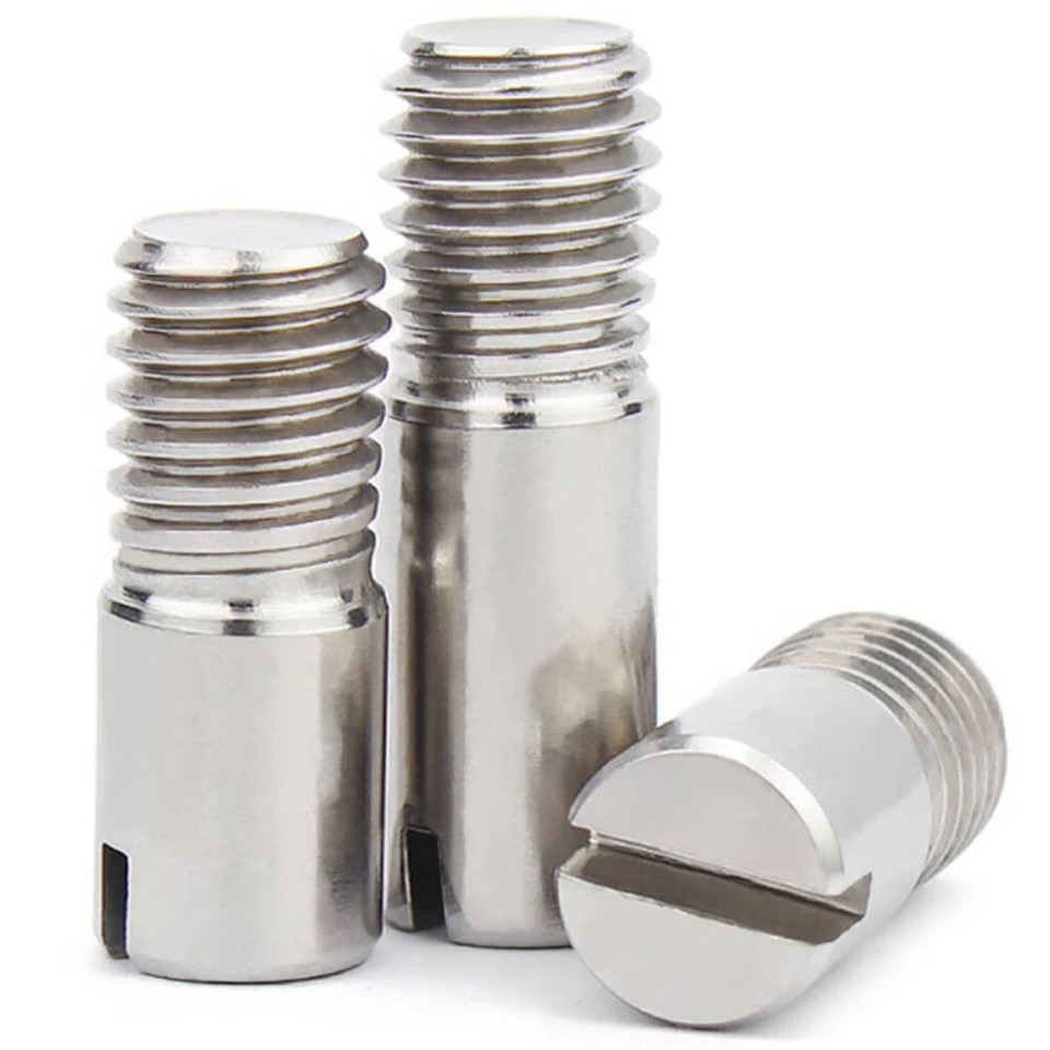 M5 M6 A2 Stainless Steel Male Thread Slotted Dowel Pins Locating ...