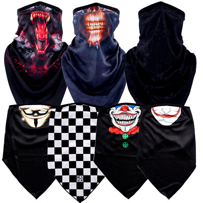 Ski Face Mask Fleece Neck Warmer Winter Neck Tube Biker Snood Scarf Men ...