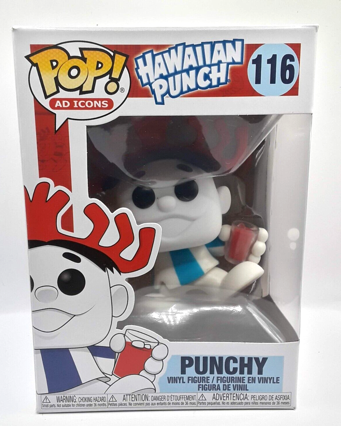 FUNKO POP! AD ICONS PUNCHY 116 Vaulted Hawaiian Punch POP Vinyl Figure ...