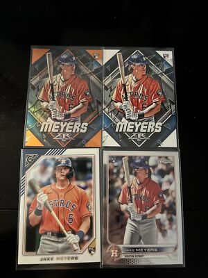 2022 Topps Fire #95 Jake Meyers RC Orange /299 + Fire Gallery Chrome ...