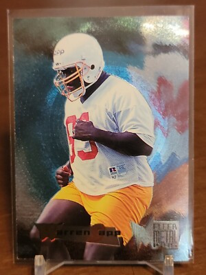 1995 Fleer Metal #191 Warren Sapp rookie card, Tampa Bay Buccaneers | eBay