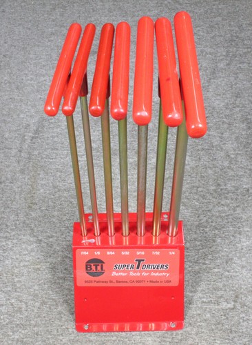 BTI Super T Drivers 7 Piece Allen T Handle Set | eBay
