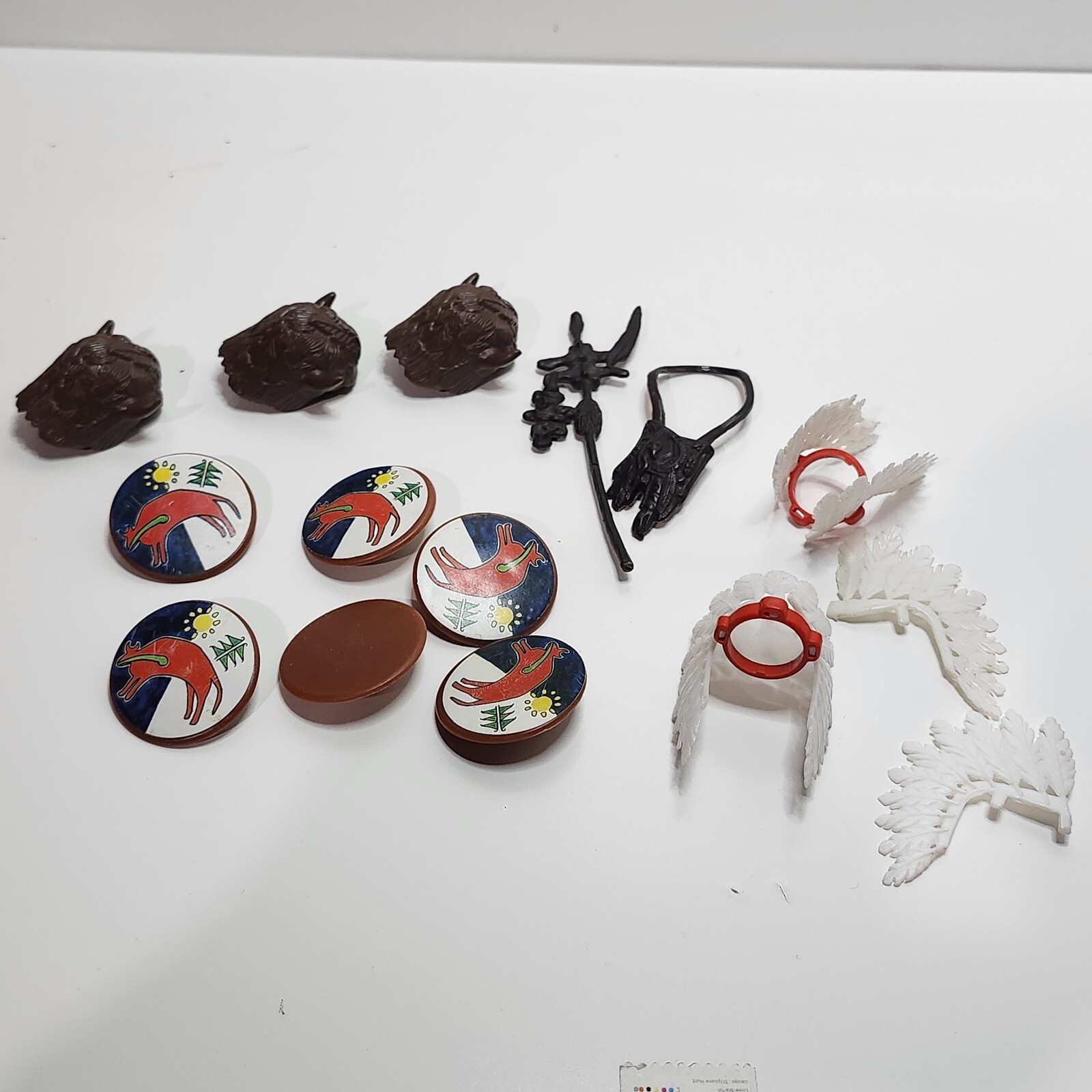 Vintage Rare 1974 Playmobil Native Indian Buffalo Bison Shield ...