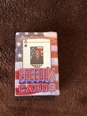 NEW Vintage Freedom Playing Cards United States Of America 52 American ...