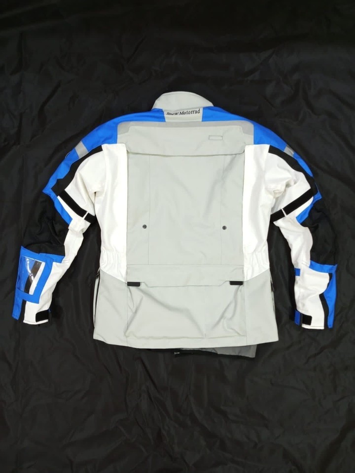 BMW Motorrad Rallye Blue/ Grey Jacket Men's Motorcycle/Motorbike Ride ...