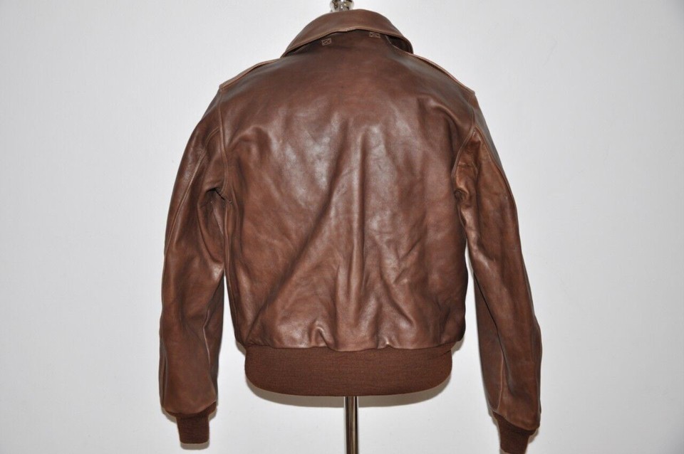 Ralph Lauren RRL Limited Edition Buzz Rickson A2 Bomber Flight Leather ...