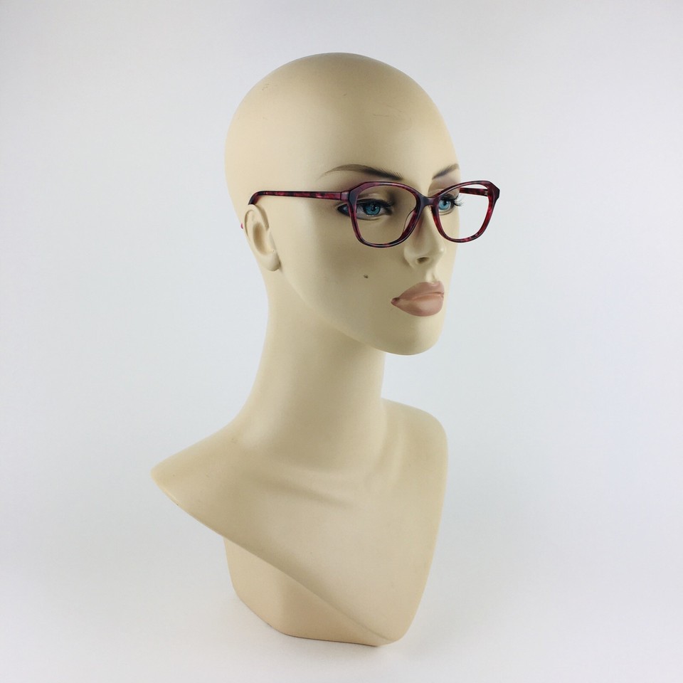 SPECSAVERS eyeglasses MARBLED RED CATS EYE glasses frame MOD: CHARA ...