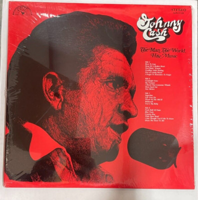 JOHNNY CASH THE MAN, THE WORLD, HIS MUSIC LP DOUBLE SET SUN RECORDS 2 ...