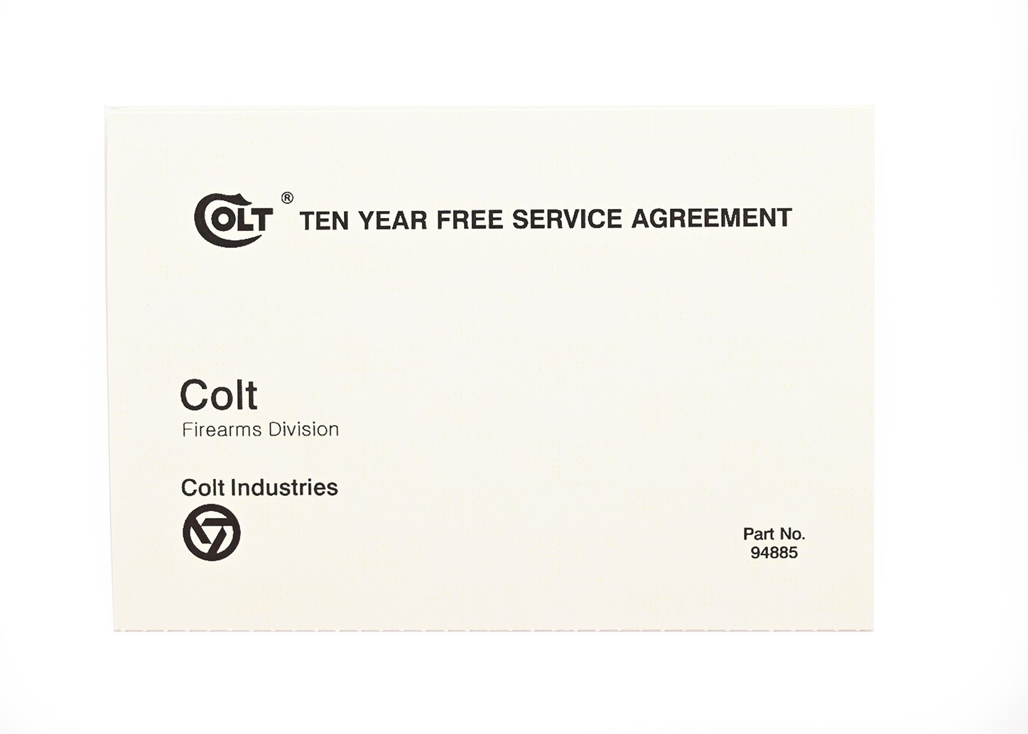 Colt Python 8 Inch 1981 Wood Grain Foam Insert Box And Paperwork ...