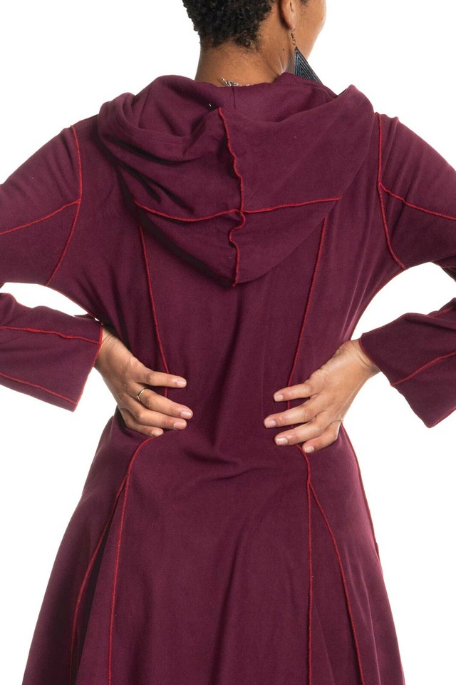 Psy Trance Clothing, Hippy Jacket, Pixie Goth Boho Cloak Jacket XXL ...