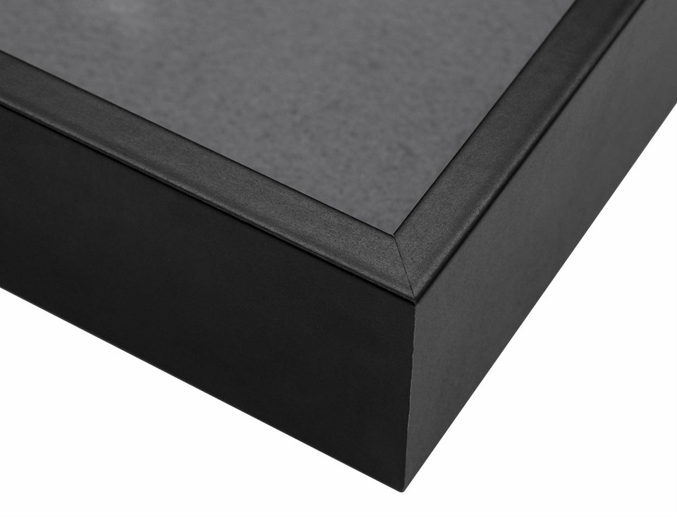 11x14 Shadow Box Black Frame Display Case 2" inch Depth Memorabilia ...