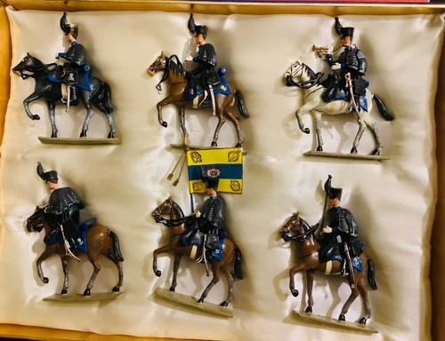 LUCOTTE NAPOLEONIC PRUSSIAN CAVALRY at WATERLOO Lead Toy Soldiers Mint ...