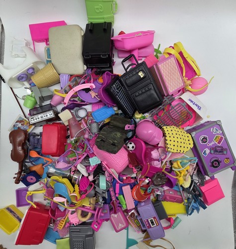 Vtg Barbie Miscellaneous Accessories Lot Purses Luggage Necklaces Random | eBay