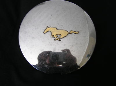 Mustang Replica Chrome Gold Center Cap #95075 (B10201) | eBay