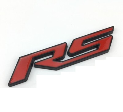 RS Boot Badge Red Black Emblem 112mm for Commodore Barina Cruze Monaro ...