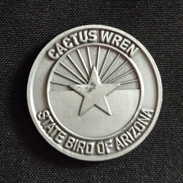 Cactus Wren State Bird Of Arizona National Park Coin Token | eBay
