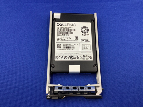 0GR8D DELL EMC 7.68TB PCIE3.0 NVMe U.2 2.5IN SSD 00GR8D MZ-WLR7T6C | eBay